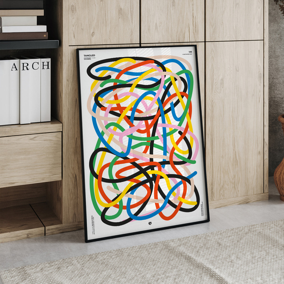 Tangled: Printed poster designed by PosterLad