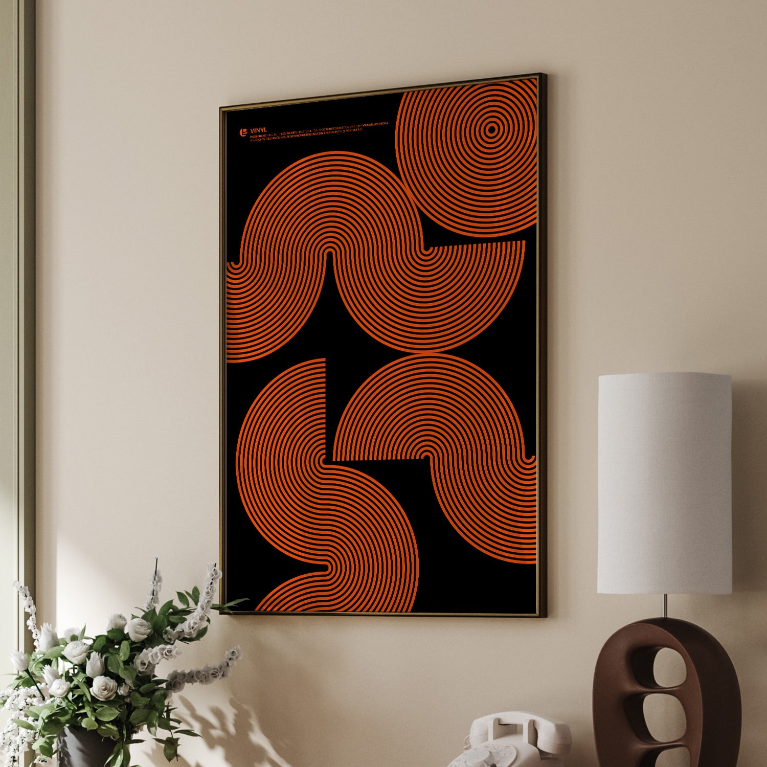 Vinyl: Printed poster designed by PosterLad