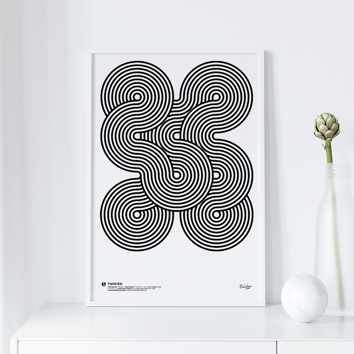 Twisted: Printed poster designed by PosterLad