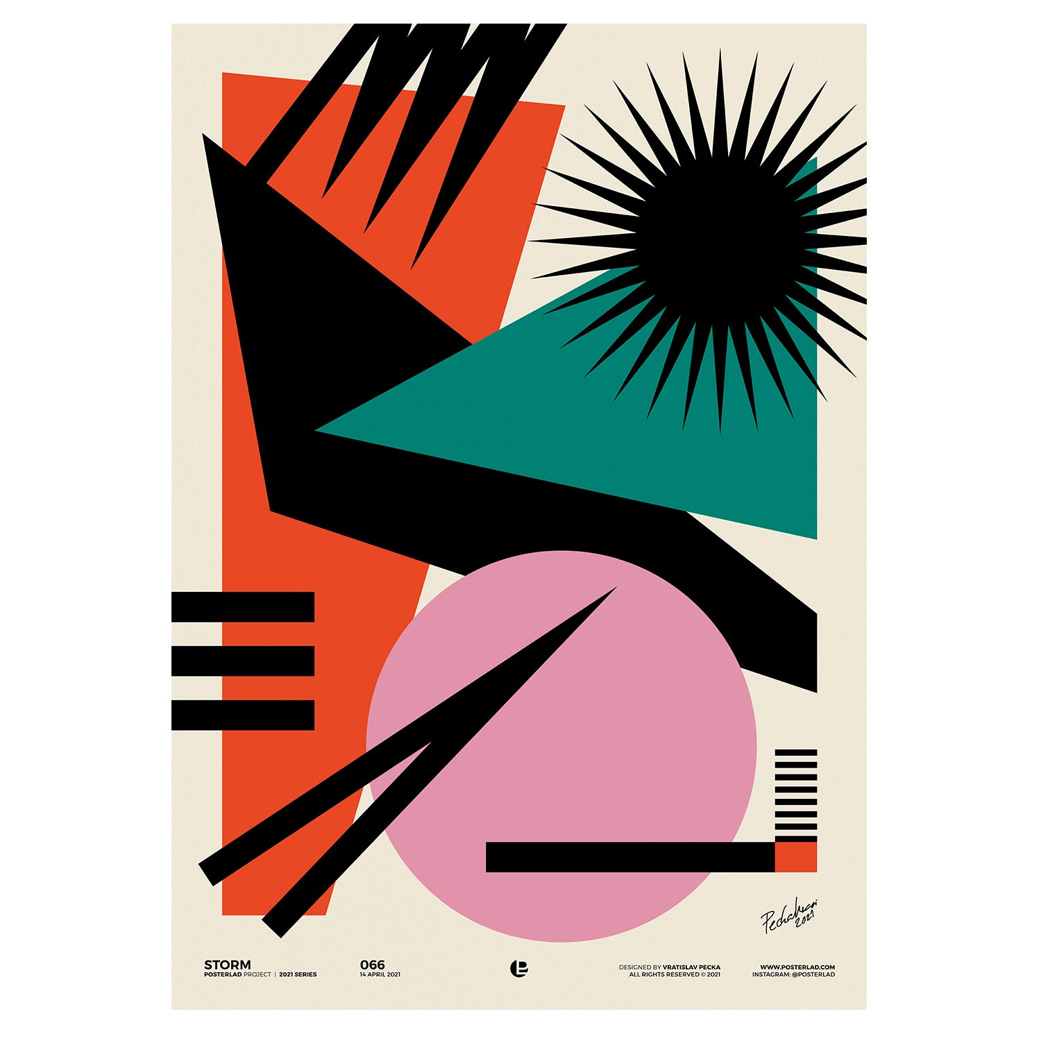 Storm: Printed poster designed by PosterLad