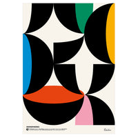 Hemispheres: Printed poster designed by PosterLad