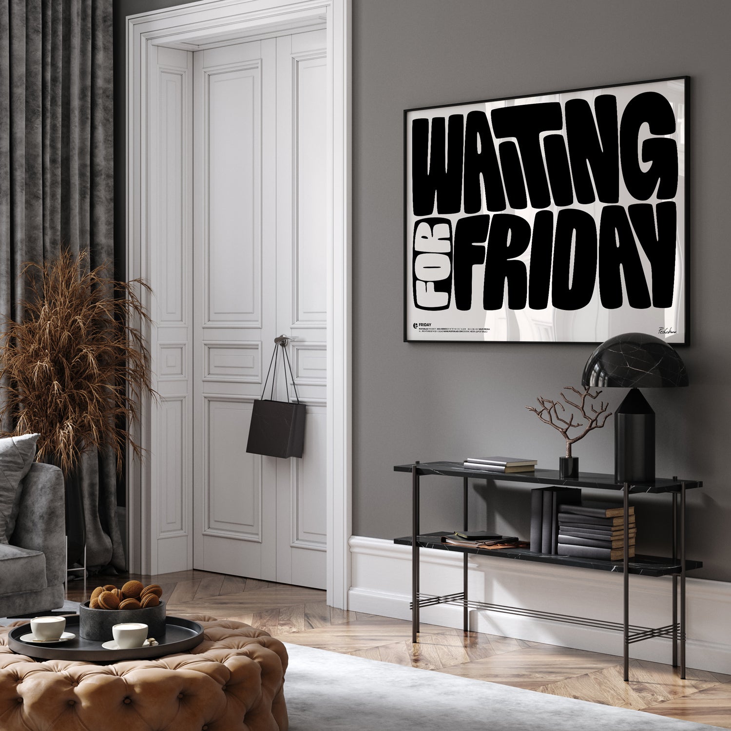 Friday: Printed poster designed by PosterLad
