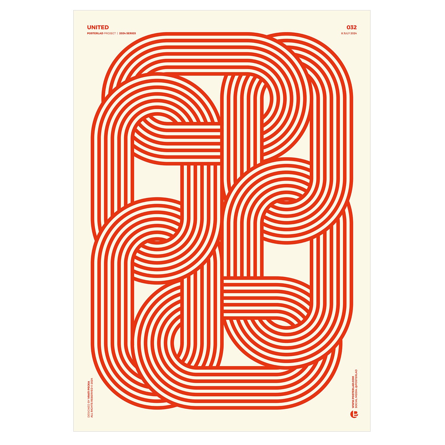 United: Printed poster designed by PosterLad