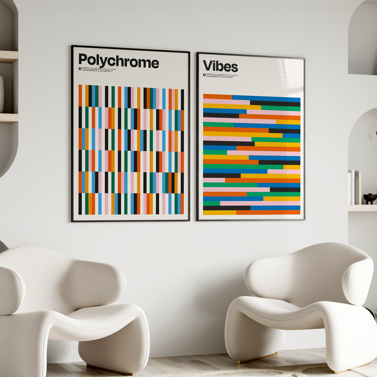 Minimalist: Abstract posters & art prints by PosterLad