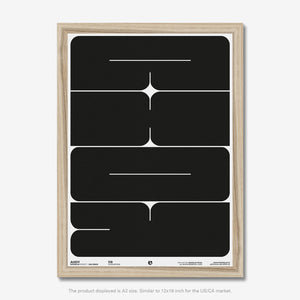 Ahoy: Printed poster designed by PosterLad