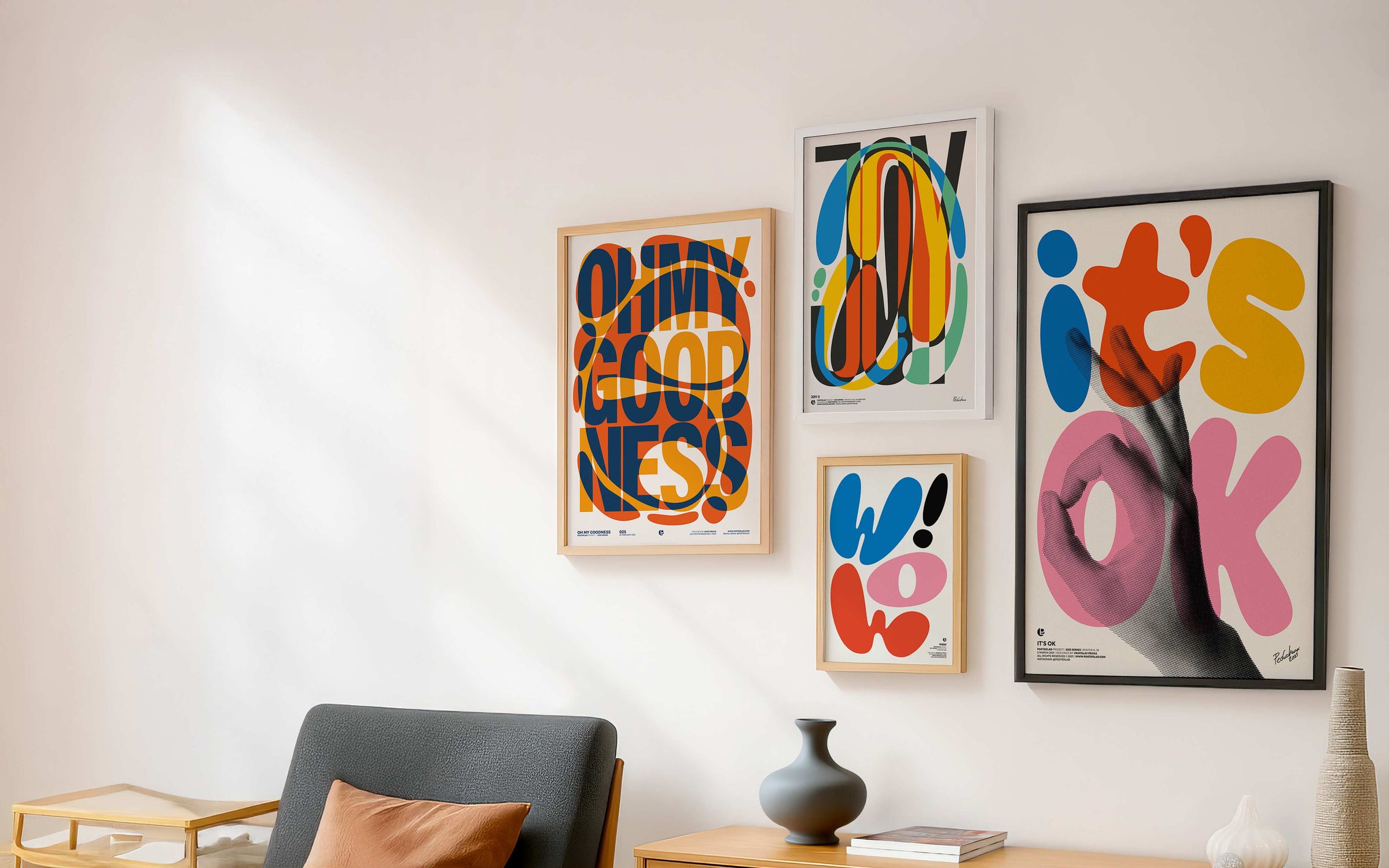 PosterLad: Abstract posters & art prints inspired by the '90s