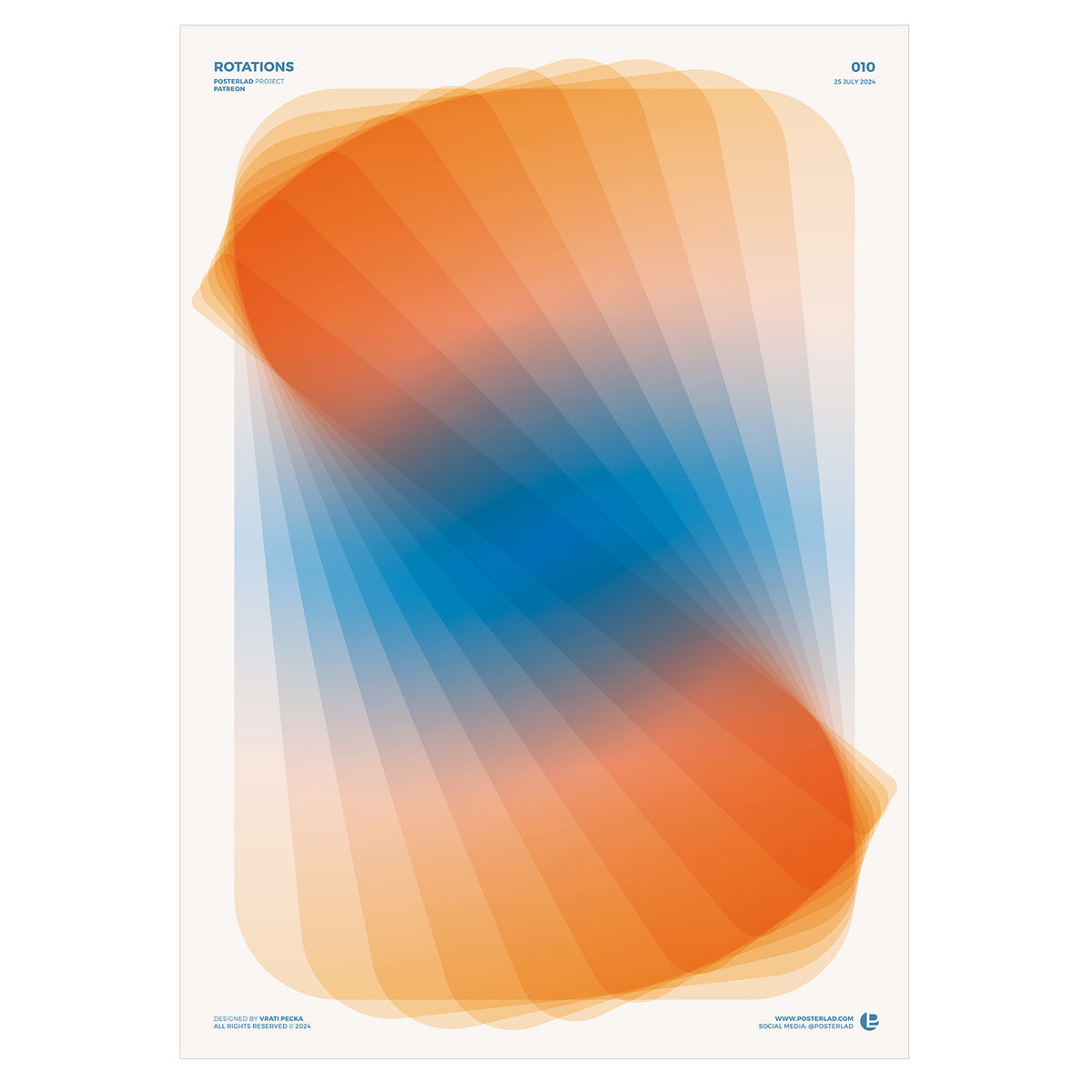 Rotations: Printed poster designed by PosterLad
