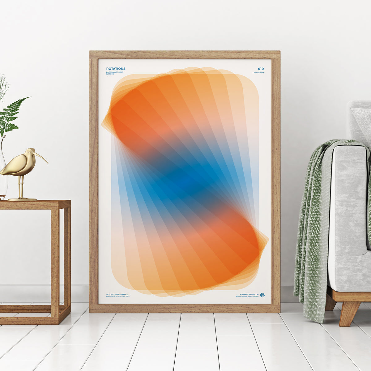 Rotations: Printed poster designed by PosterLad