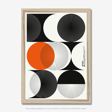 Spheres: Printed poster designed by PosterLad
