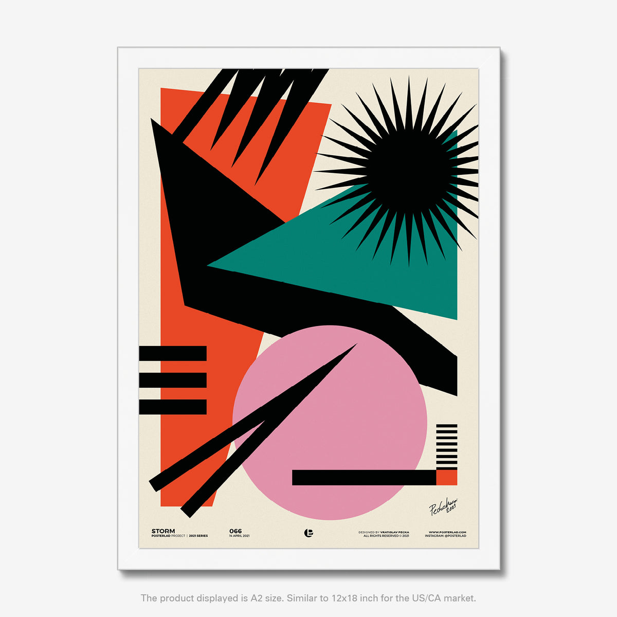 Storm: Printed poster designed by PosterLad