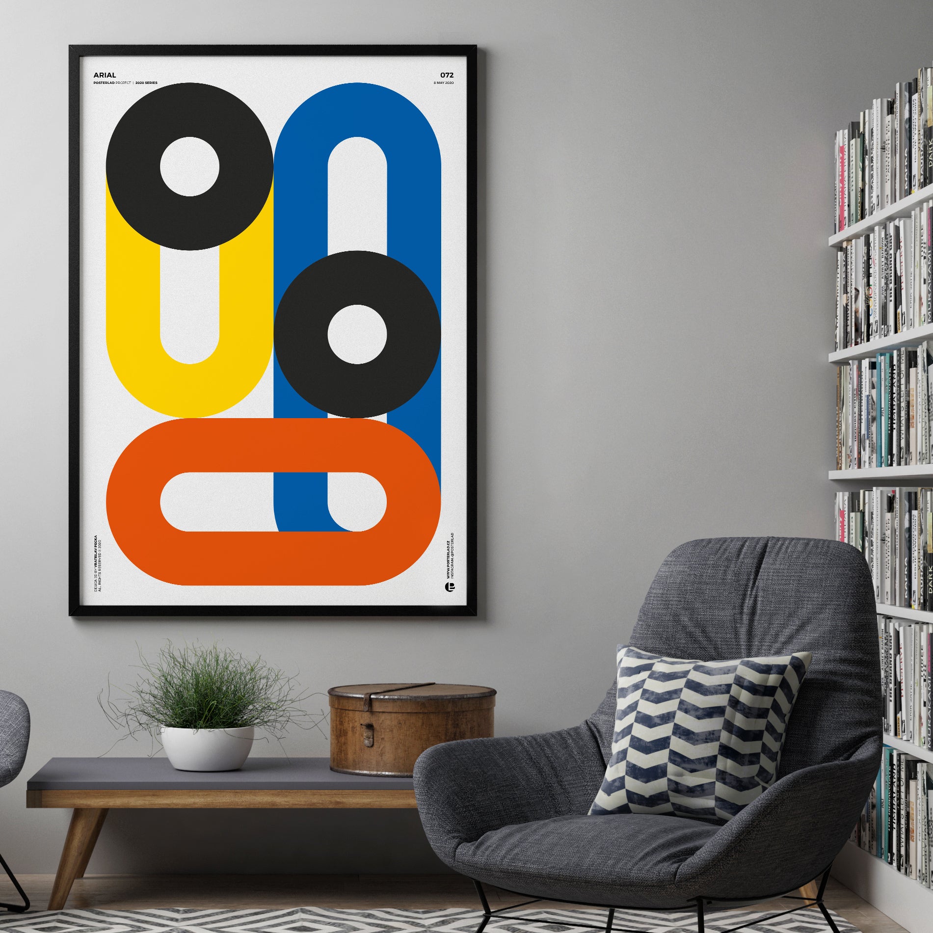 Minimalist: Abstract posters & art prints by PosterLad