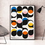 Color Rain: Printed poster designed by PosterLad