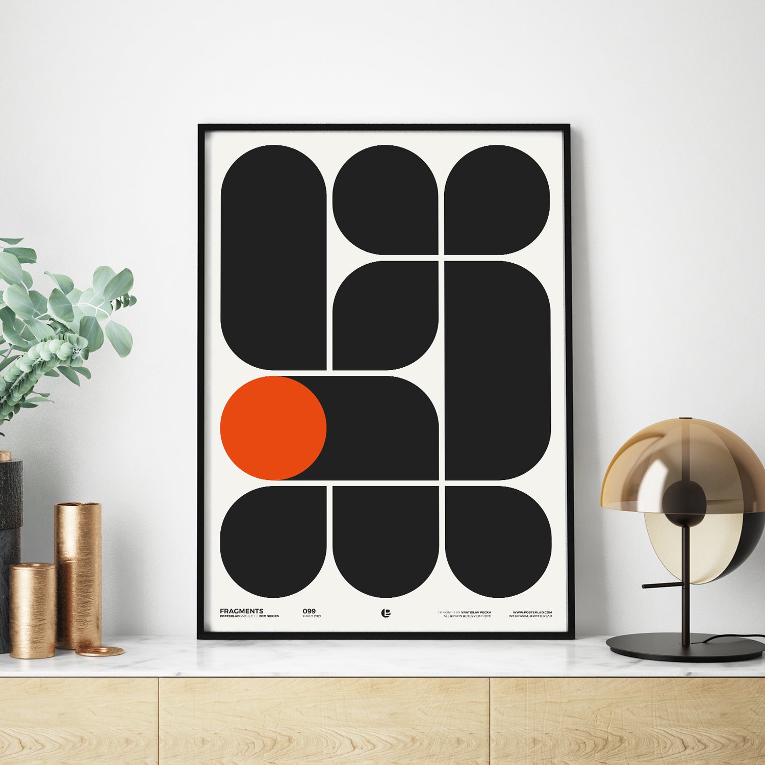 Fragments: Printed poster designed by PosterLad