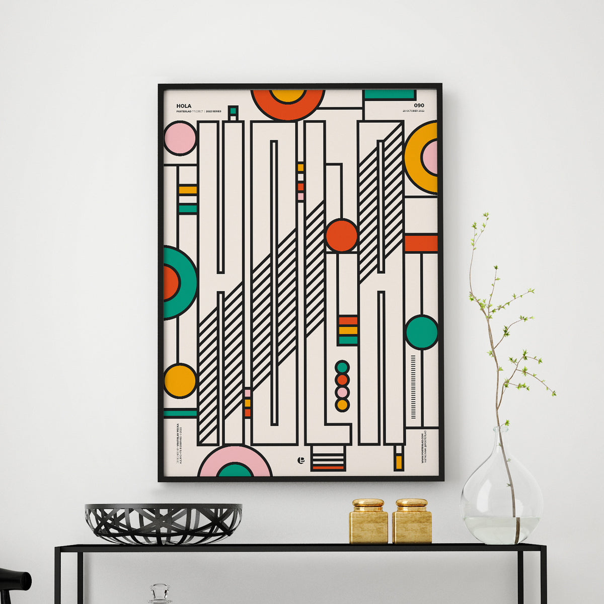 Hola: Printed poster designed by PosterLad