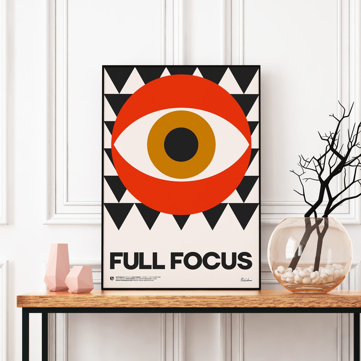Full Focus: Printed poster designed by PosterLad